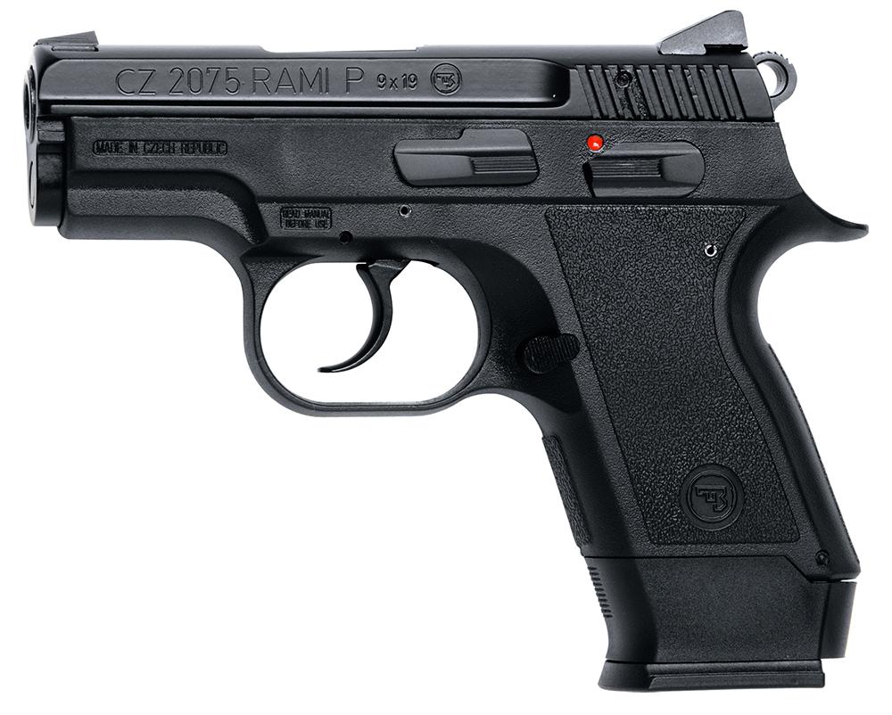 CZ 91750 CZ-2075 2075 Rami 9mm 3" 14+1 Rubber Grips Black Finish