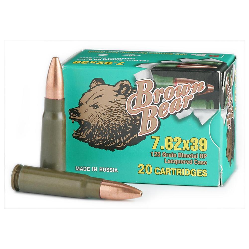 Sportsman's Den | GOLDEN BEAR DKG 7.62X39 123GR GOLDEN BEAR BIMETAL FMJ ...