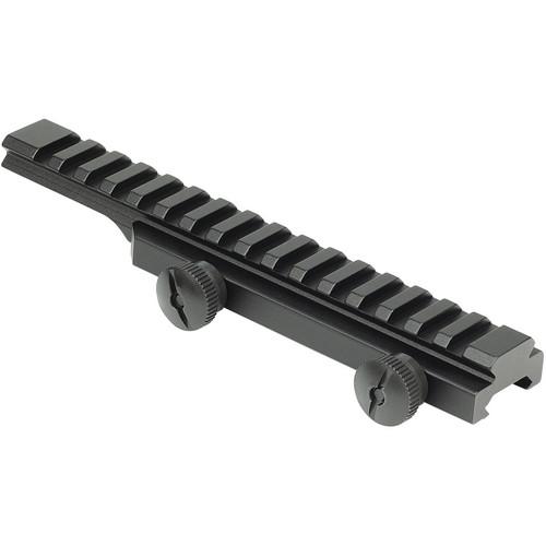 Weaver Thumb Nut Flattop Riser Rail for AR-15/M16 (Matte Black)