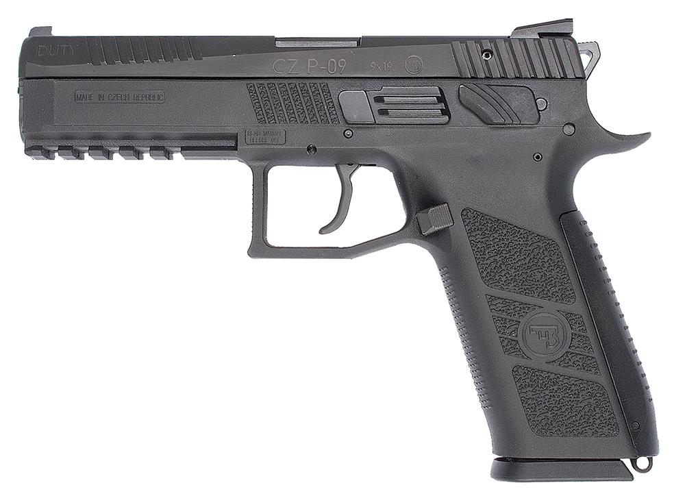 CZ-USA 91620 P-09 9mm Luger 19+1 4.54" Cold Hammer Forged Barrel, Black ...