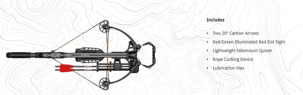 BARNETT CROSSBOWS Explorer XP Crossbow Package with Carbon Arrows ...